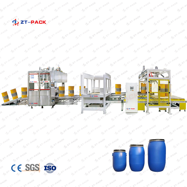 Lubricants oil packing line, lubricants oil filling machine - ZT pack